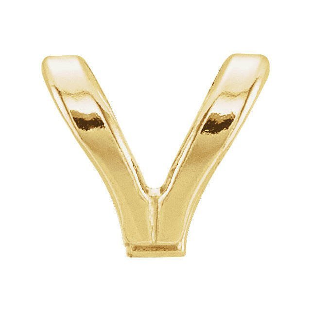 14k Yellow White Gold 1.4mm bail ID Rabbit Ear Bail for Pendant – Bengjo